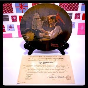VTG Norman Rockwell Collectors Plate | Wall Decor | Vtg Rare Norman ...